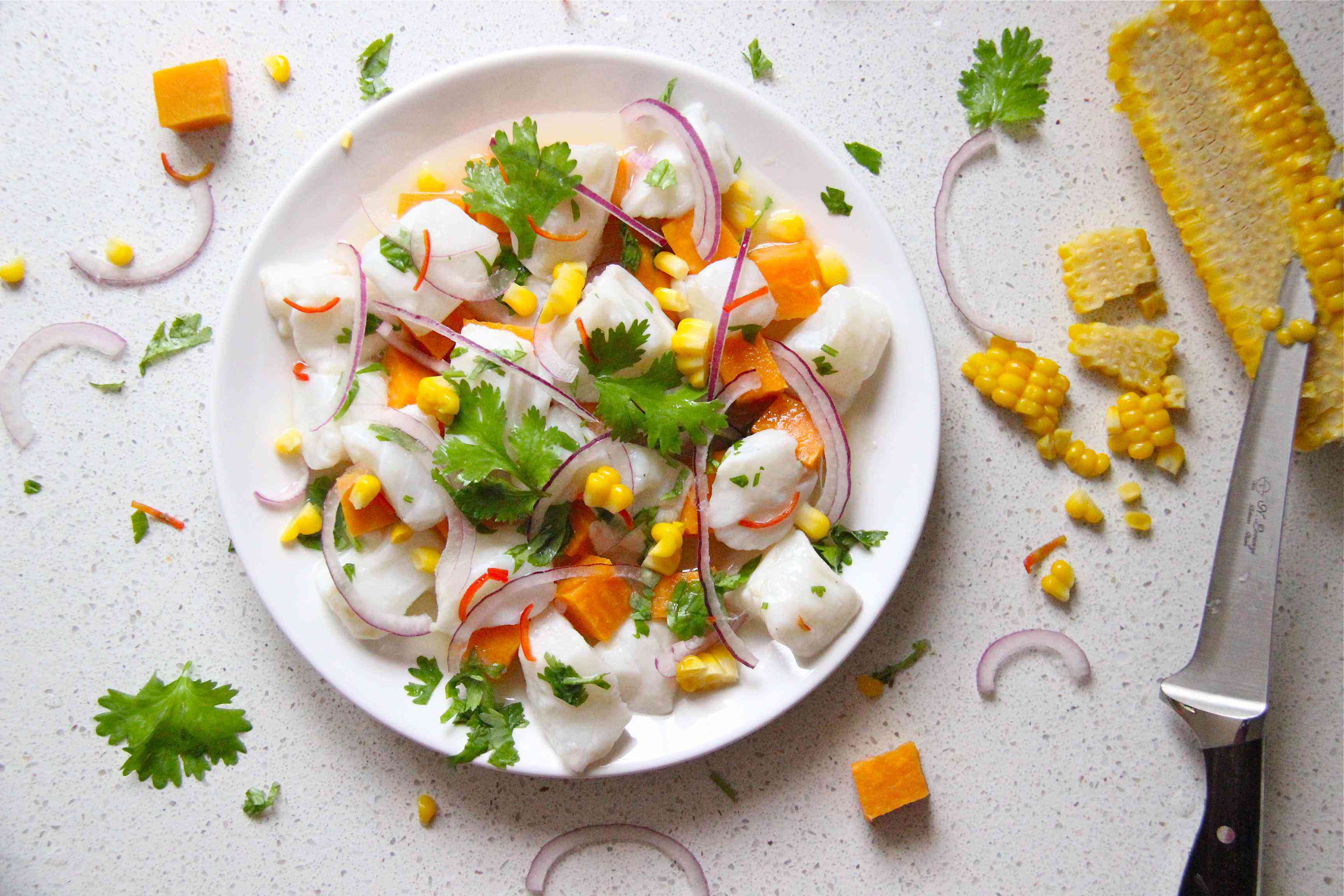 Ceviche : plat péruvien ≡ Voyage - Carte - Plan