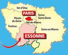 Essonne - Département 91 ≡ Voyage - Carte - Plan