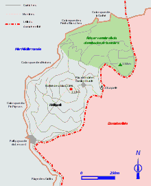 Ile du Levant ≡ Voyage - Carte - Plan