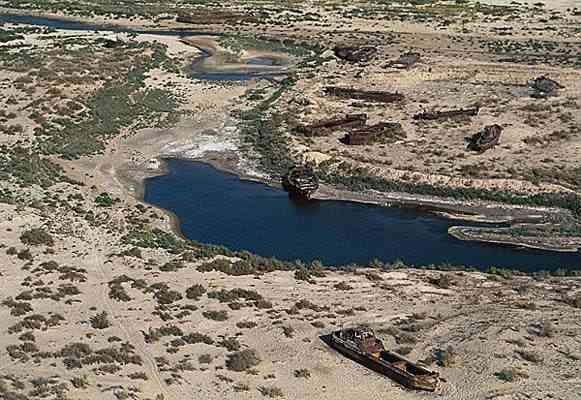 La mer d'Aral ≡ Voyage - Carte - Plan