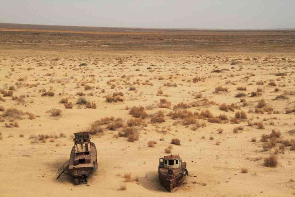 La mer d'Aral ≡ Voyage - Carte - Plan