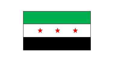 La Syrie - Drapeau ≡ Voyage - Carte - Plan