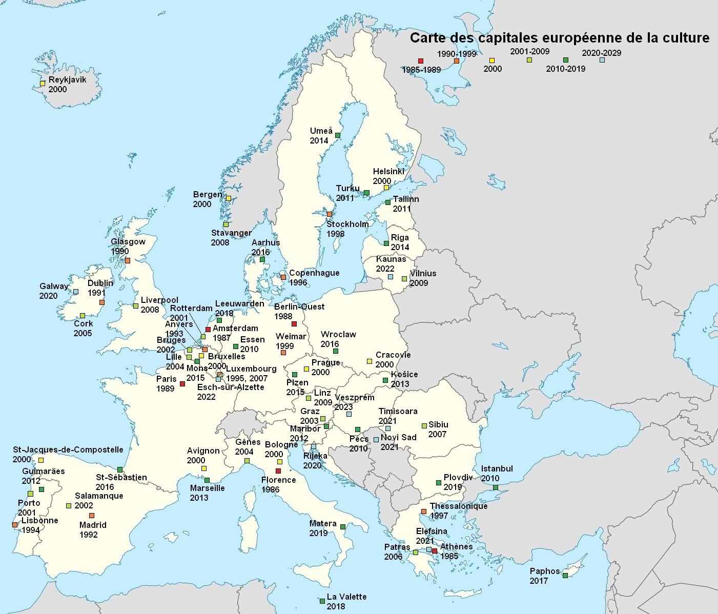 Les capitales ≡ Voyage - Carte - Plan