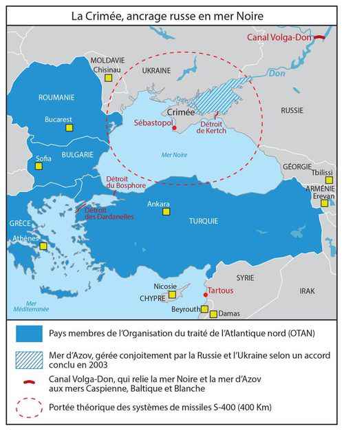 Mer noire ≡ Voyage - Carte - Plan