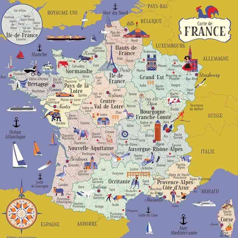Paris Sur La Carte De France Vacances Guide Voyage Paris Sur La Carte De France Vacances Guide Voyage