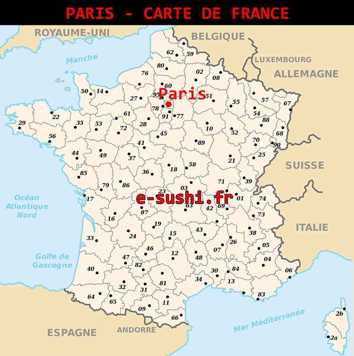 Paris Sur La Carte De France Vacances Guide Voyage Paris Sur La Carte De France Vacances Guide Voyage