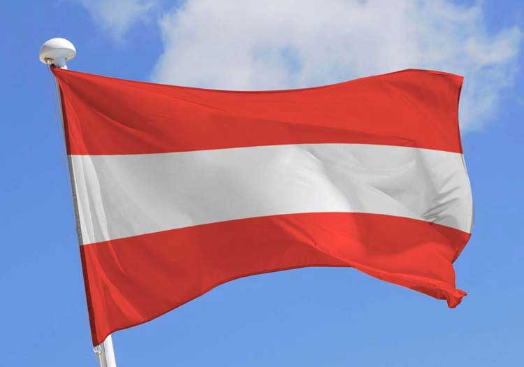 Autriche - Drapeau » Vacances - Arts- Guides Voyages