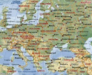 Europe de l'Est ≡ Voyage - Carte - Plan