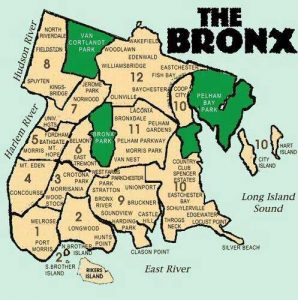 Quartier du Bronx ≡ Voyage - Carte - Plan