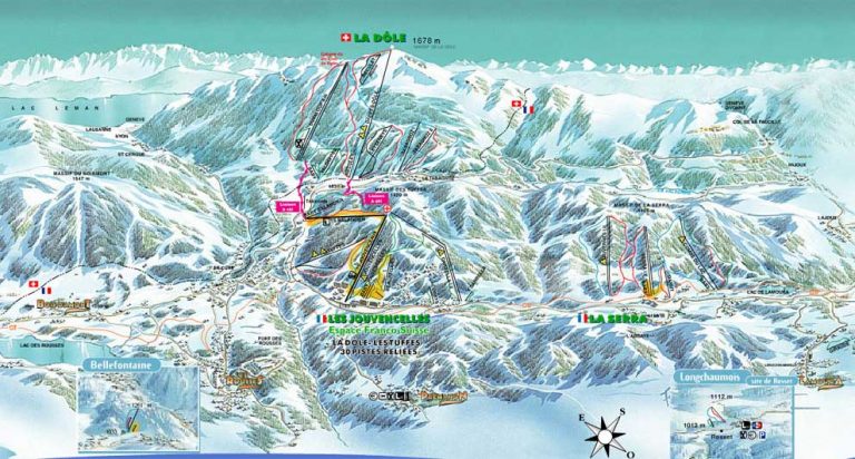 Les Rousses ≡ Voyage - Carte - Plan