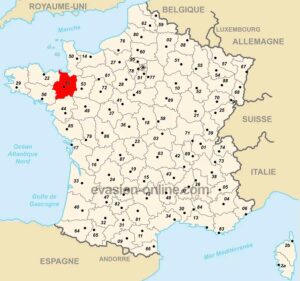 Ille et Vilaine-Département 35 ≡ Voyage - Carte - Plan