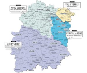 Essonne - Département 91 ≡ Voyage - Carte - Plan