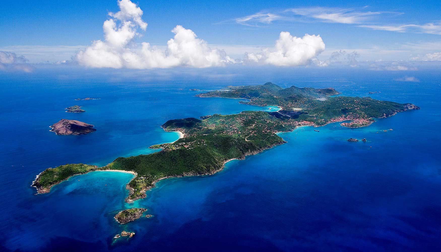 Sites touristiques - Saint Barthélemy ≡ Voyage - Carte - Plan