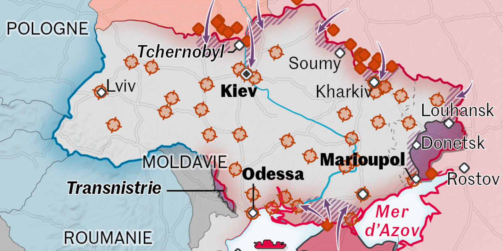 Carte de la Russie ≡ Voyage - Carte - Plan